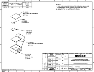 Crimp Terminals Part - 1727183121 | Molex