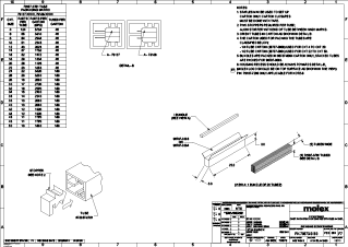 PCB Headers and Receptacles Part - 791077003 | Molex