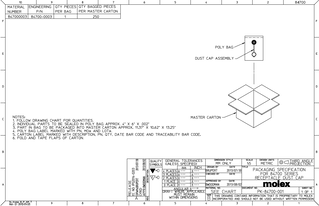 Connector Accessories Part - 847000003 | Molex