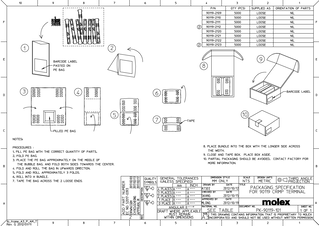 Crimp Terminals Part - 901192121 | Molex