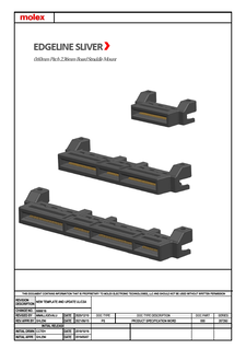 Card Edge Connectors Part - 2072630236 | Molex