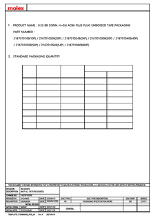 Board-to-Board Connectors Part - 2167010209 | Molex