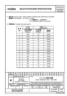 Connector Housings Part - 510650500 | Molex