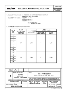 FFC / FPC Connectors Part - 522711079 | Molex