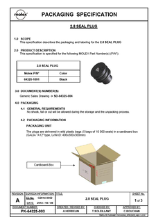 Connector Accessories Part - 643251091 | Molex