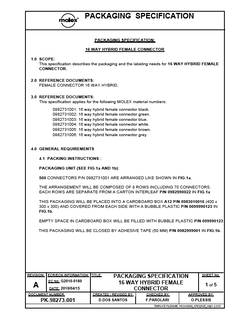 Connector Housings Part - 982731001 | Molex