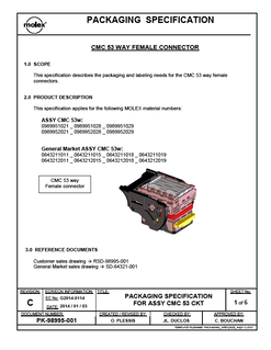 Connector Housings Part - 643211011 | Molex