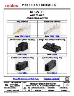 Connector Housings Part - 1054111102 | Molex