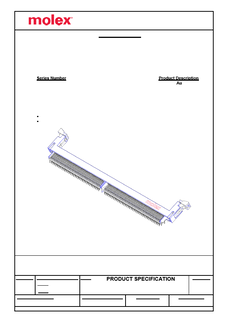 Memory Module Connectors Part - 1510800001 | Molex