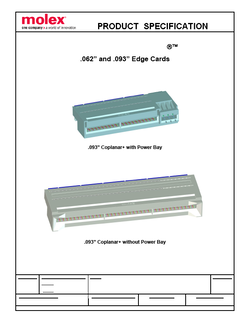 Card Edge Connectors Part - 1703050118 | Molex