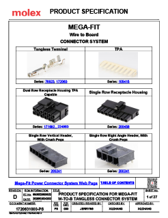 Crimp Terminals Part - 768230343 | Molex