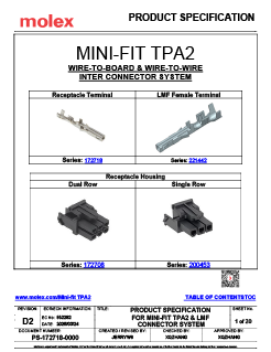 Connector Housings Part - 1727080008 | Molex