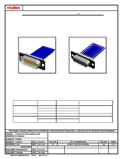 D-Sub Connectors Part - 1731130151 | Molex