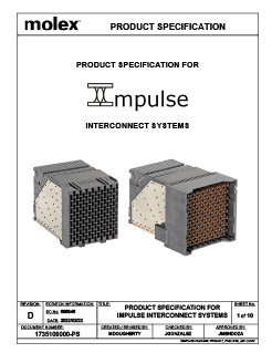 Backplane Connectors Part - 1735407016 | Molex
