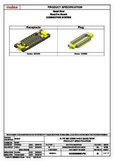 Board-to-Board Connectors Part - 2033890323 | Molex