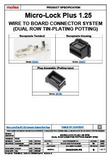 PCB Headers and Receptacles Part - 2077601471 | Molex