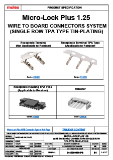 PCB Headers and Receptacles Part - 5055680471 | Molex