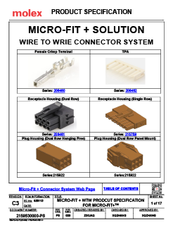 Connector Housings Part - 2064610400 | Molex