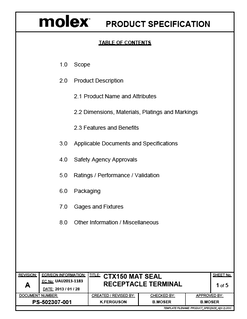 Crimp Terminals Part - 348050111 | Molex