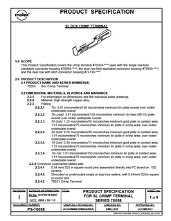 Crimp Terminals Part - 16020086 | Molex