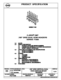 PCB Headers and Receptacles Part - 15916103 | Molex