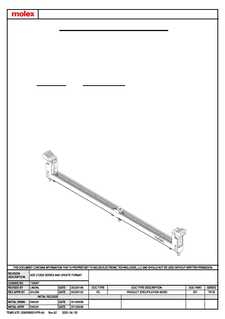 Memory Module Connectors Part - 2128254001 | Molex