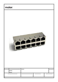 Modular Jacks and Plugs Part - 857271008 | Molex