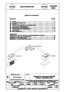 PCB Headers and Receptacles Part - 930701501 | Molex