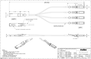 High-Speed I/O Cable Assemblies Part - 1003451101 | Molex