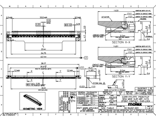 FFC / FPC Connectors Part - 1042676817 | Molex