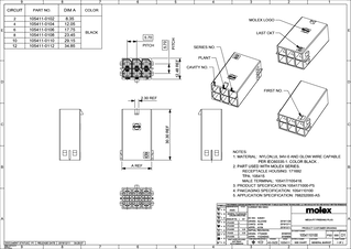 Connector Housings Part - 1054110106 | Molex