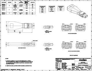 Fiber Optic Cable Assemblies Part - 1060051000 | Molex