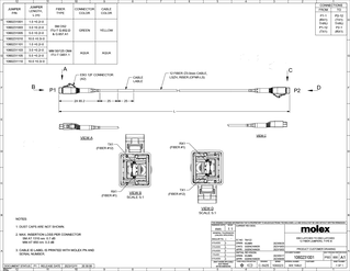Fiber Optic Cable Assemblies Part - 1060231103 | Molex