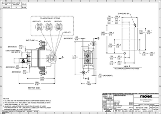 Fiber Optic Backplanes Part - 1061451100 | Molex