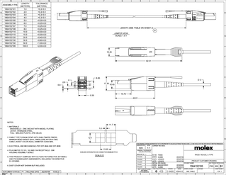 Fiber Optic Cable Assemblies Part - 1064152105 | Molex