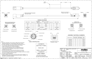 Power and Signal Cable Assemblies Part - 1110051020 | Molex