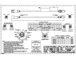 Power and Signal Cable Assemblies Part - 1110412010 | Molex