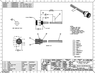 Circular Industrial Connectors Part - 1300150137 | Molex