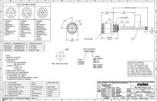 Circular Industrial Connectors Part - 1300150146 | Molex