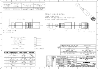 Circular Industrial Connectors Part - 1300170030 | Molex