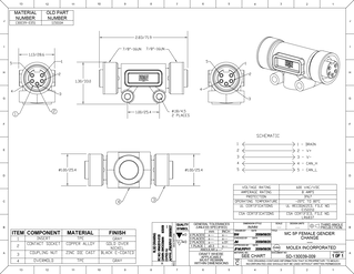 Circular Industrial Connectors Part - 1300390351 | Molex