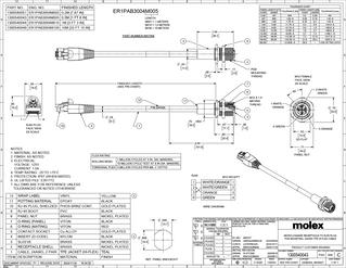 Circular Industrial Connectors Part - 1300540044 | Molex