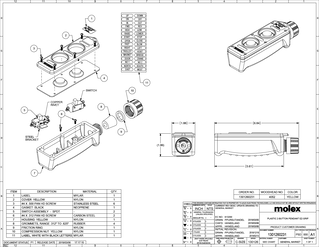 Push Button Products Part - 1301260231 | Molex