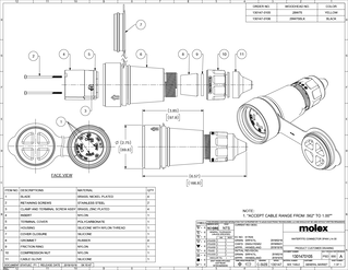 Wiring Devices Part - 1301470106 | Molex