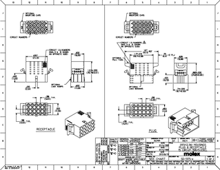 Connector Housings Part - 03091151 | Molex
