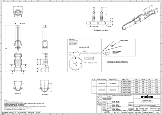 Crimp Terminals Part - 1501801016 | Molex