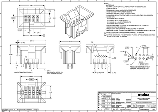 PCB Headers and Receptacles Part - 1510134208 | Molex