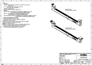 Memory Module Connectors Part - 1511050001 | Molex