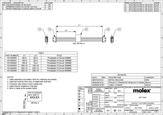 Power and Signal Cable Assemblies Part - 151340403 | Molex
