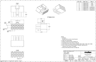 Connector Housings Part - 1716920104 | Molex